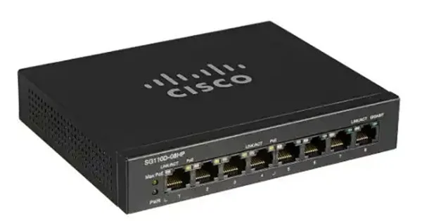 Cisco SG110D-08HP 8-Port PoE Gigabit Desktop Switch