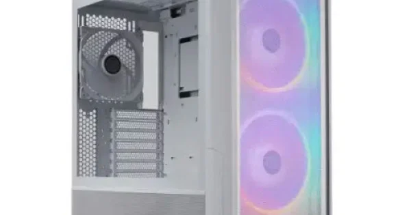Lian Li LANCOOL 216 RGB White Mid-Tower ATX Gaming Case