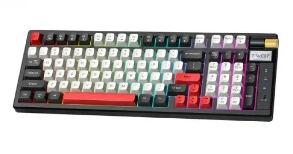T-Wolf T70 Tri Mode RGB Mechanical Gaming Keyboard